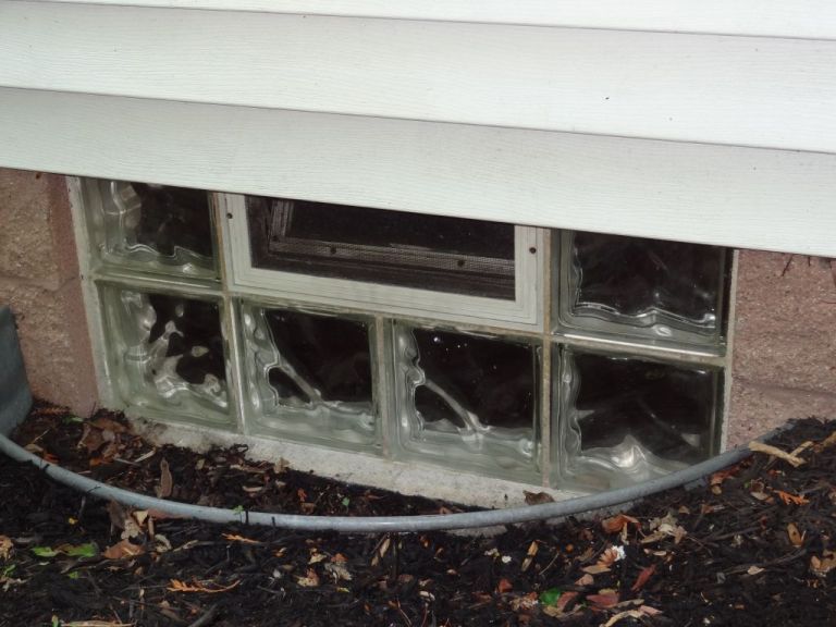 Awning, egress, glass block basement windows for ventilation, Cleveland ...