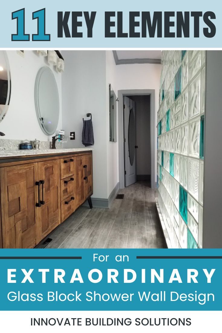 Glass block shower wall design tips and ideas – Innovate Building ...