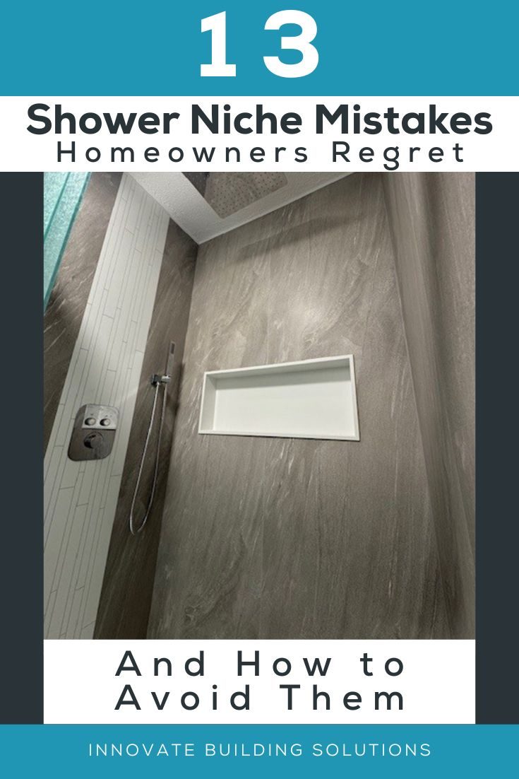 Shower Niche Mistakes How to Avoid Them - Innovate Building Solutions ...